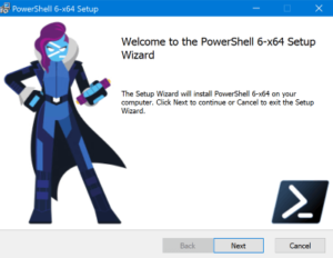 Install PowerShell Core on Windows
